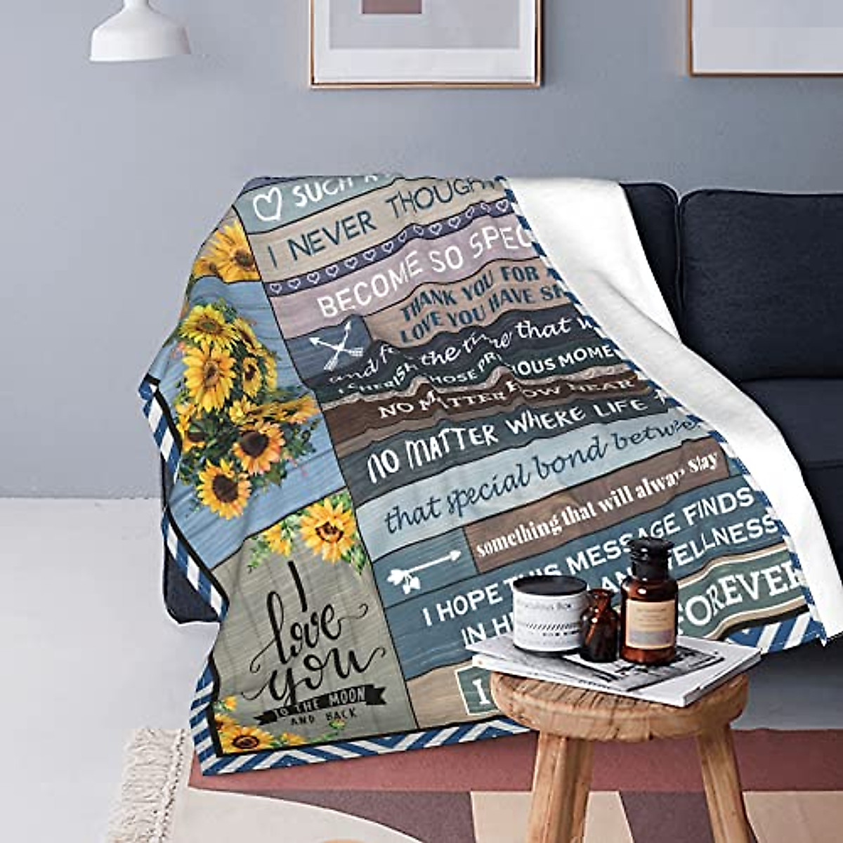 Aunt Gifts Blanket from Niece or Nephew, Aunt Birthday Gifts for Aunt Blanket, Gifts for Auntie, Best Aunt Ever Gifts from Niece, Aunt Gift, Throw Blanket 60” x 50”