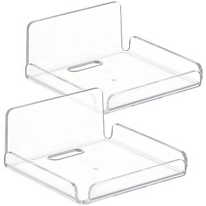 UKCOCO 2pcs Camera Bracket Corner Shelfs Indoor Plant Shelves Wall Shelves for Plants Monitor Camera Wall Shelf Camera Wall Mount Speaker Stand Acrylic Transparent Speaker Shelf