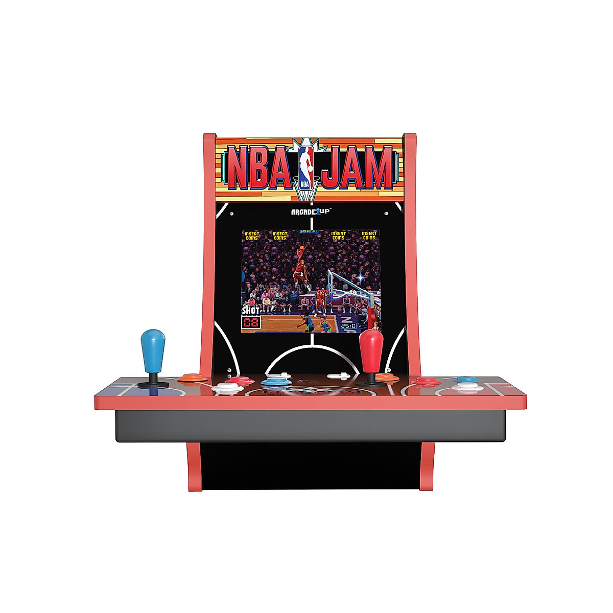 Arcade1Up NBA JAM 2 Player Countercade - Tabletop Arcade Machine - 3 Games in 1