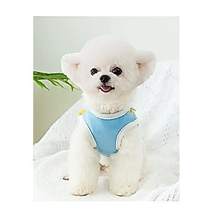 YiQ RiC Dog Shirt for Small Dogs Fashion Pet Dog Clothes Cat Outfit Puppy Sun Shirt Pet Apparel Birthday Christmas Pineapple Shoulder Bag Adorable Cool Breathable (Small)