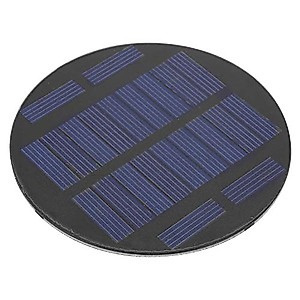 Solar Panel, 3Pcs Round Solar Panel Module, Upgraded Portable Solar Panel, Cell Power Module, Polysilicon DIY Industrial Supplies