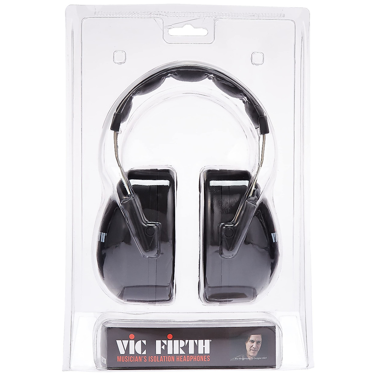 Vic Firth DB22 Isolation Headphones for Hearing Protection, Black, 4.2 in*12.1 in*7.2 in