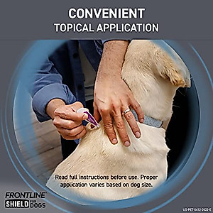 Frontline Shield Flea & Tick Treatment for X-Large Dogs 81-120 lbs. Count of 3