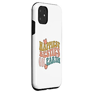 iPhone 11 Happiest Besties On Earth Cute Custom Park For Best Friends Case