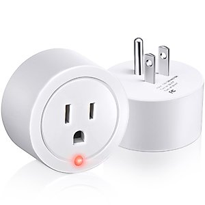 Feekoon Cold Weather Thermostatically Controlled Outlet On at 32-Degrees to 50-Degrees for Pond De-icers, Farm, RV (2)