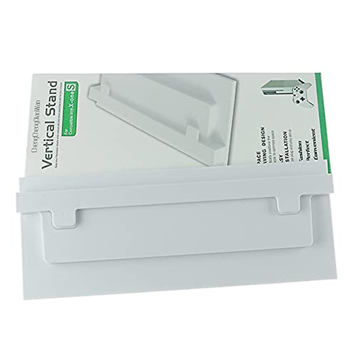 KlsyChry Vertical Stand for Xbox One S Console-White