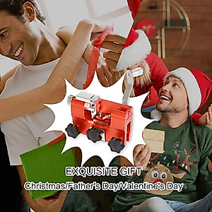 BLKGJTF Chainsaw Sharpener, Hand-Cranked Chainsaw Sharpening Jig Kit, Chainsaw Sharpener Jig, with Gloves and Cleaning Brush, for All Kinds of Chainsaws and Chainsaws, Yellow