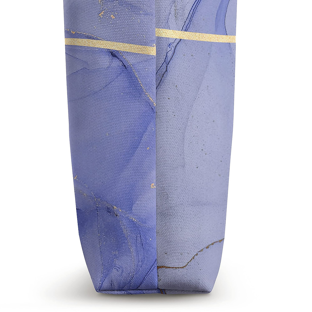 Isla Letter I Initial Cute Purple Personalized Tote Bag