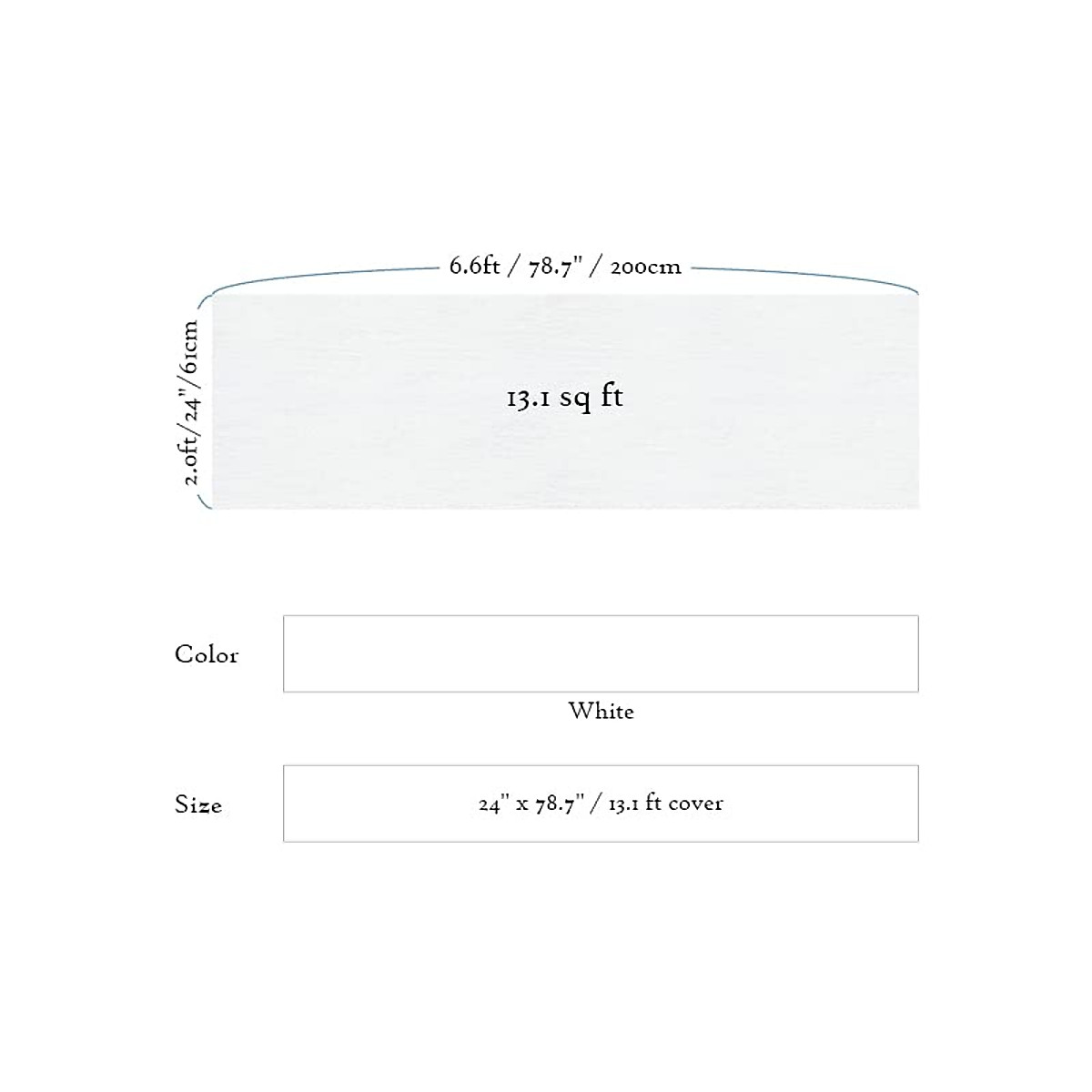 Very Berry Sticker White Wood Peel and Stick Wallpaper (24" x 78.7", Light Texture) Waterproof and Easy to Clean Self-Adhesive Film for Any Surfaces and Furnitures