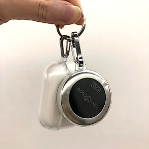 Clear Protective Case for Stemoscope PRO Digital Stethoscope - Two Stainless Steel Snap Hooks Included - Transparent Stethoscope Case