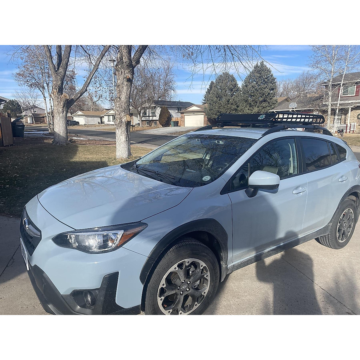 Roof Mounted Steel Cargo Storage Carrier 150 Lb. Capacity Adds 10 Square Feet of Storage