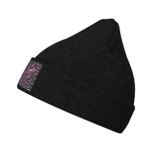 Knit Hat Cap Beanie Men Women Unisex Plain Warm Soft Skull Cap Black