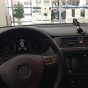 AICEL Magnetic Phone Car Mount, Cell Phone Holder for Vehicle Window Dashboard, 360° Adjustable and Self Adhesive, Car Accessories Automobile Cradles for Smartphones Tablets