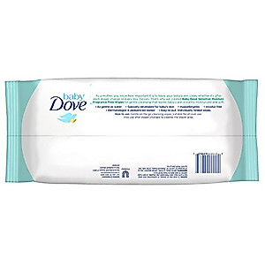 Baby Dove Wipes, Sensitive Moisture, 30 ct, Pack of 6