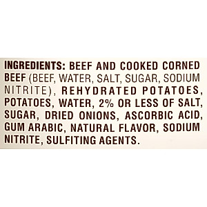 Chef-mate Corned Beef Hash, Canned Food and Canned Meat, 6 lb 11 oz (#10 Can Bulk)