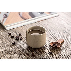 SYJAN HOME Ceramic teacups set of 4,No Handle Chinese KungFu Tea cups,3.5oz Teacups Japanese Teacup Set,Ceramic Tea Cup,4Pcs