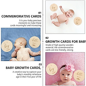 Abaodam 2Pcs Its a Boy Wooden Sign Hello World Sign Birth Announcement Wooden Sign for New Mom Hospital Photography Prop Boho Decorations