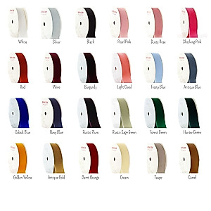 3/8" Narrow Velvet Ribbon Rustic Sage Green 25 Yards HairBow Center LLC