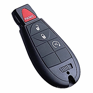 Key Fob FOBIK Replacement Compatible for Dodge Ram 1500 2500 3500 Truck Pickup 2009 2010 2011 2012 Journey Challenger Grand Caravan Jeep Grand Cherokee Commander Keyless Entry Remote Start Control