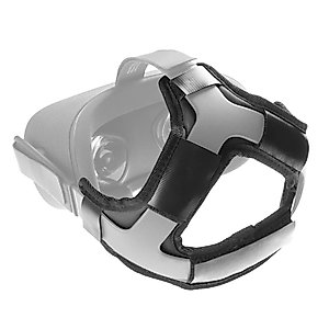 Orzero Head Cushion Compatible for Quest VR Headset (Only Fits for Quest 1st Gen), Comfortable Protective Strap Headband (Black)