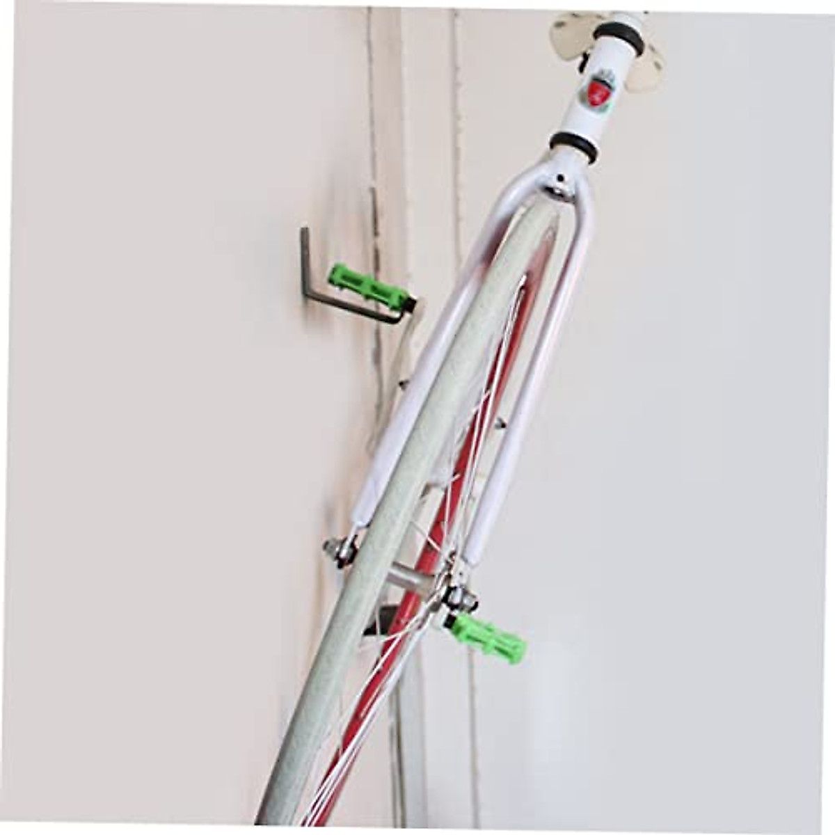 CUBTOL 1 Set Bike Hanger Metal Holder Indoor Bike Metal s Hooks Pot Rack Hook Bike Wall Stand Holders Storage Hooks Bike Supplies Bike Display Rack Bike Storage Hooks Pedal Metal Heavy