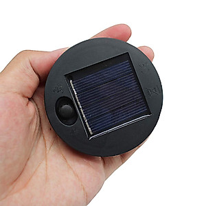 CALIDAKA Solar Lantern Top Replacement Solar Light Replacement Parts Solar Light Replacement Top for Outdoor Hanging Lanterns Garden Patio Walkway Yard Decoration Gifts Table Home