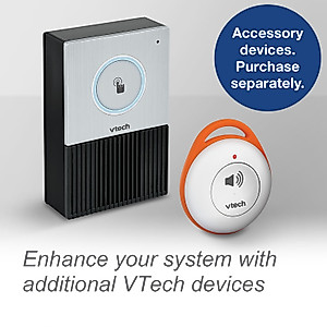 VTech SN5127 Amplified Cordless Senior Phone with Answering Machine, Call Blocking, 90dB Extra-loud Visual Ringer, One-touch Audio Assist on Handset up to 50dB, Big Buttons and Large Display, White