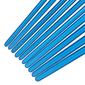 Amazon Basics Paint Brush Set, Nylon Paint Brushes for Acrylic, Oil, Watercolor, 10 Brush Sizes