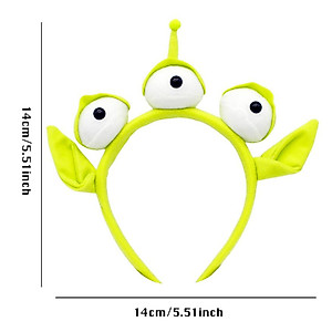 QEAGVJ Alien Headband Christmas Headbands for Adults Festival Cosplay Party Monster Headband for Birthday Christmas Costume Party