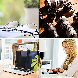 Monitor Wipes, Pre-Moistened Computer Screen Wipes for Electronics, Computer Monitor Cleaning Wipes for Eyeglasses, Tablets, Camera Lenses, Laptop, Screen Cleaner Wipes for Phones, TV, LCD