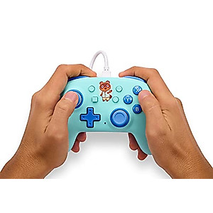 PowerA Nano Wired Controller for Nintendo Switch - Animal Crossing, Comfortable Ergonomics, Officially Licensed