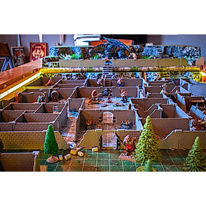 Dirt Cheap Dungeons Modular Dungeon System - Legend Set (Extra Large): RPG Terrain Building for Dungeons & Dragons, Pathfinder, War Gaming, and More!