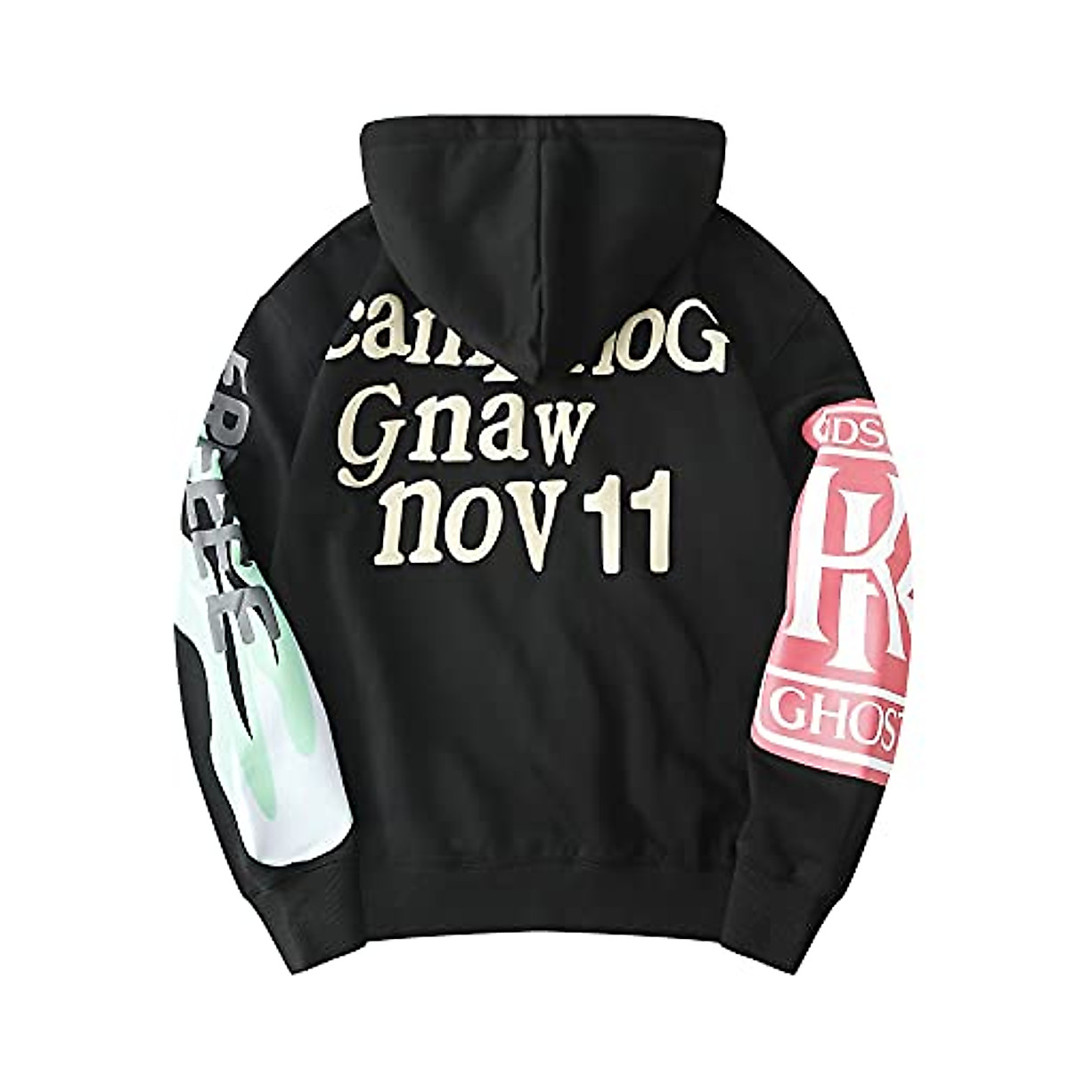 BLLDFZ I See Ghosts Hoodie Hip Hop Hooded Black