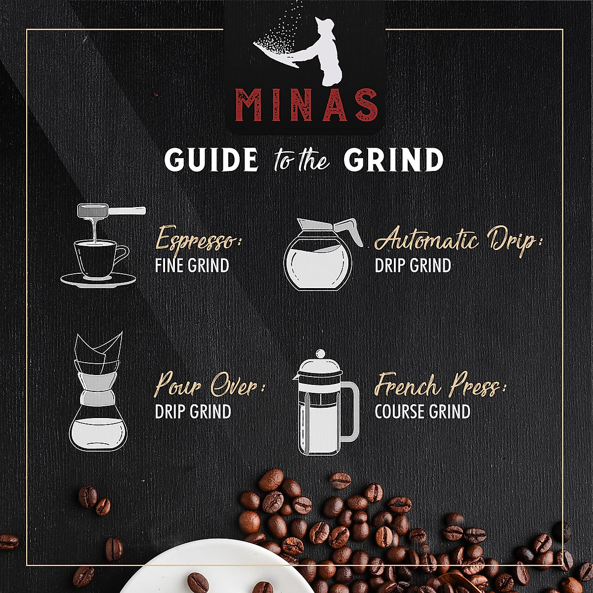 Minas Espresso – Benedito Espresso – Dark Roast Ground Coffee Single Origin Imported Brazilian Coffee – Direct Trade – 12oz Bag