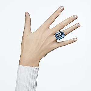 SWAROVSKI Lucent Cocktail Ring, Blue, Size 8