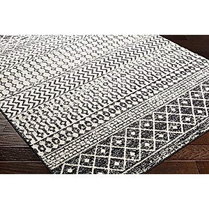 Artistic Weavers Chester Boho Moroccan Area Rug,5'3" x 7'6",Black
