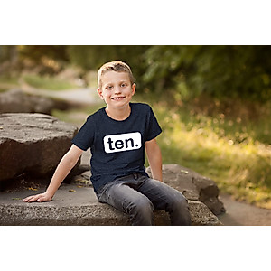Unordinary Toddler 10th Birthday Shirt Boys 10 Year Old Boys Gifts Ten yr Tenth Birthday Tshirt Gift (Charcoal Black, Youth M(10-12))