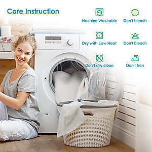 Cozymaker Full Size 100% Waterproof Mattress Protector, Cooling Mattress Cover Fitted 8-21" Deep Pocket, 3D Air Fabric Soft Breathable Bed Mattress Pad Cover Noiseless Washable