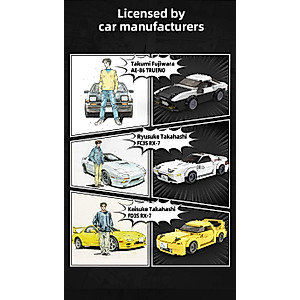 dOMOb Takumi Fujiwara's Tofu Shop - Initial-D 25-th Anniversary – CADA Bricks Toys for 8+ Age Kids & Adults - Licensed Build Model - 1908 Pieces or Blocks – for Boys, Hobbyist, Collector