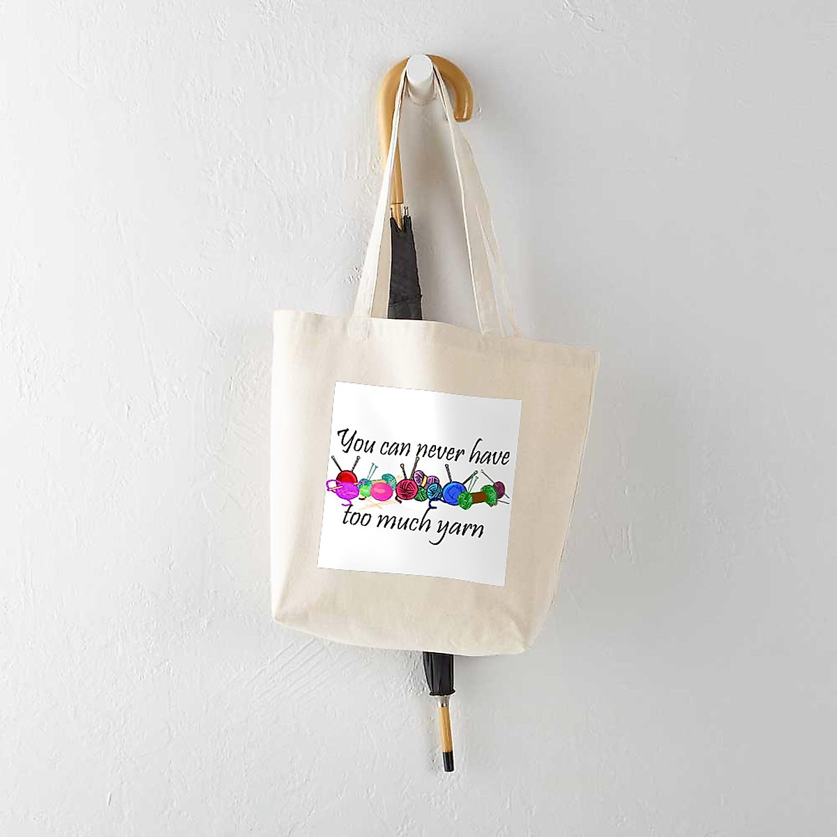 CafePress Yarn Tote Bag Canvas Tote Shopping Bag