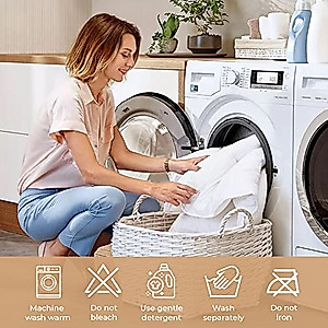 Ashley Mills Bath Towels Set of 6-400 GSM Super Soft Cotton Towels, Quick Dry, Highly Absorbent Spa Hotel Towels for Bathroom | Bath Towels 28"x55" - Multi Colors