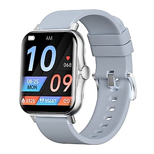 ANDFZ Smart Watch, Smart Watch for Android Phones(Call Receive/Dial), 1.70" HD Full Touch Screen Fitness Tracker for Android Phones with Heart Rate/Blood Pressure/Tracking for Women Men