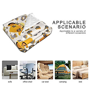 Baby Blanket for Boys Girls Gift-Lion Christmas King Leopard Toddler Blanket Nursery Blanket Nap Blanket for Stroller Outdoor Decor-Super Soft and Warm Crib Blanket for All Seasons Gift 30 X 40 Inch