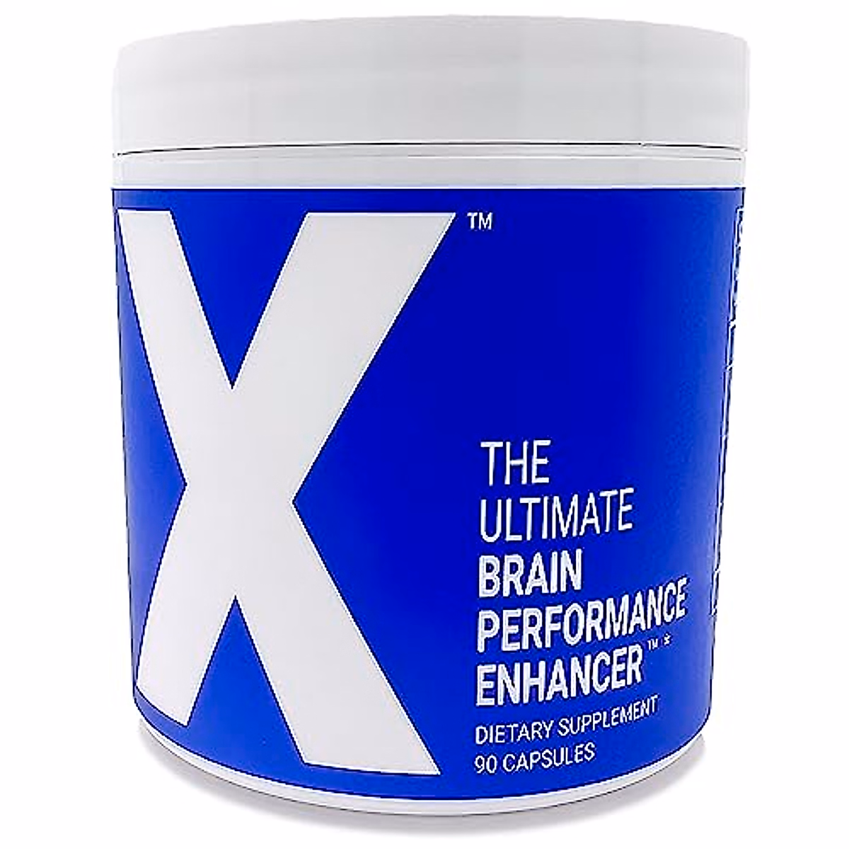 X - The Ultimate Brain Performance Enhancer — World's Most Powerful Brain Supplement Capsule - Increase Focus, Energy, Memory, Concentration, Productivity - Backed by Science - Nootropic Stack