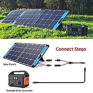 ELFCULB 14AWG DC 8mm Extension Cable DC 8mm Male to Female Adapter Connector Solar Panel Cable Compatible with Jackery GZ for Portable Power Station Solar Generator and Solar Panel(20FT)