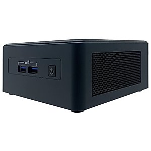 Intel PC Intel NUC 11 Pro Kit NUC11TNHi7 Mini Desktop PC Computer-11th Gen Intel Core i7-1165G7 up to 4.70 GHz Processor,64GB RAM,512GB PCIe SSD,Intel Iris Xe Graphics,Windows 10 Pro,Black