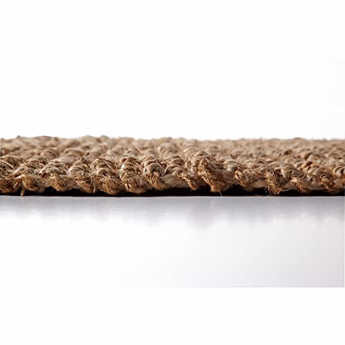 IRONGATE Jute Handspun Area Rug - Premium Jute Handwoven Reversible Chunky Textured Tan Beige Neutral Throw Accent Rug Carpet - Rustic Farmhouse Living Room Bedroom Den Study Décor -24" x 36" Natural