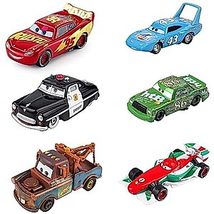 Toys Car 1:55 Diecast Model Vehical Birthday Car Set Toys for Boys Kids (6PCS)