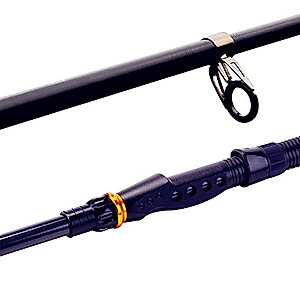 Sougayilang Fishing Rod Graphite Carbon Fiber Portable Spinning Telescopic Fishing Pole for Boat Saltwater and Freshwater