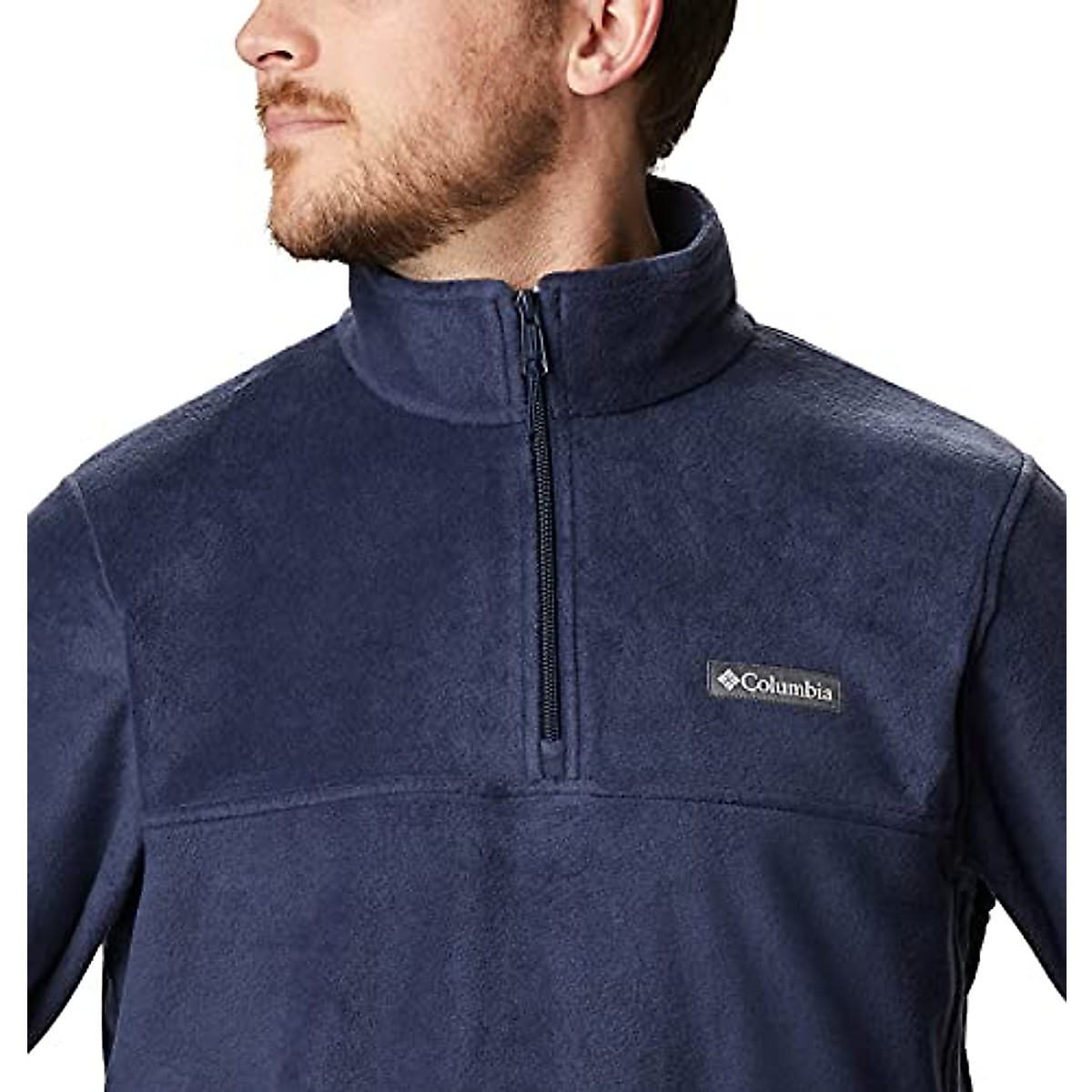 Columbia Men's Steens Mountain Half Zip Fleece, Collegiate Navy, Large
